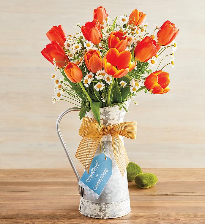 Peach Tulip Bouquet